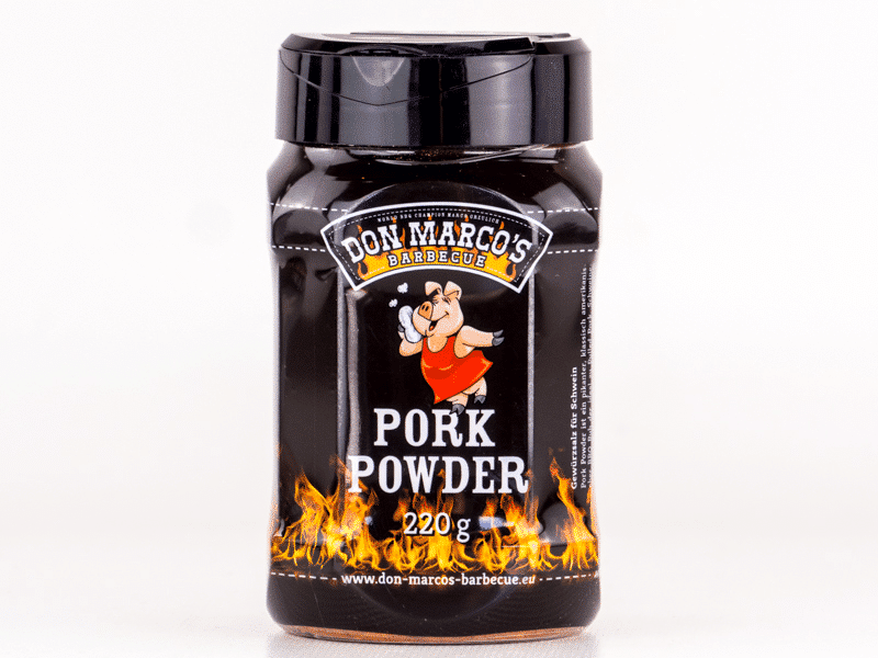Don Marco's Pork Powder, der BBQ Rub mit wenig Zucker | Grill-Bude.ch